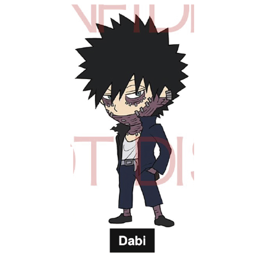 FIGURA COLECCIONABLE DE CHIBI MASTERS MY HERO ACADEMIA DABI ...